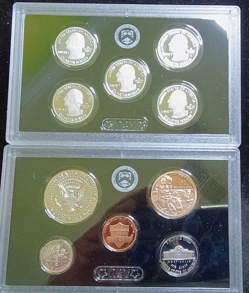 2018-S US MINT SILVER PROOF SETS – 10 COINS – ORIGINAL MINT OGPs & COAs DCAM! | eBay