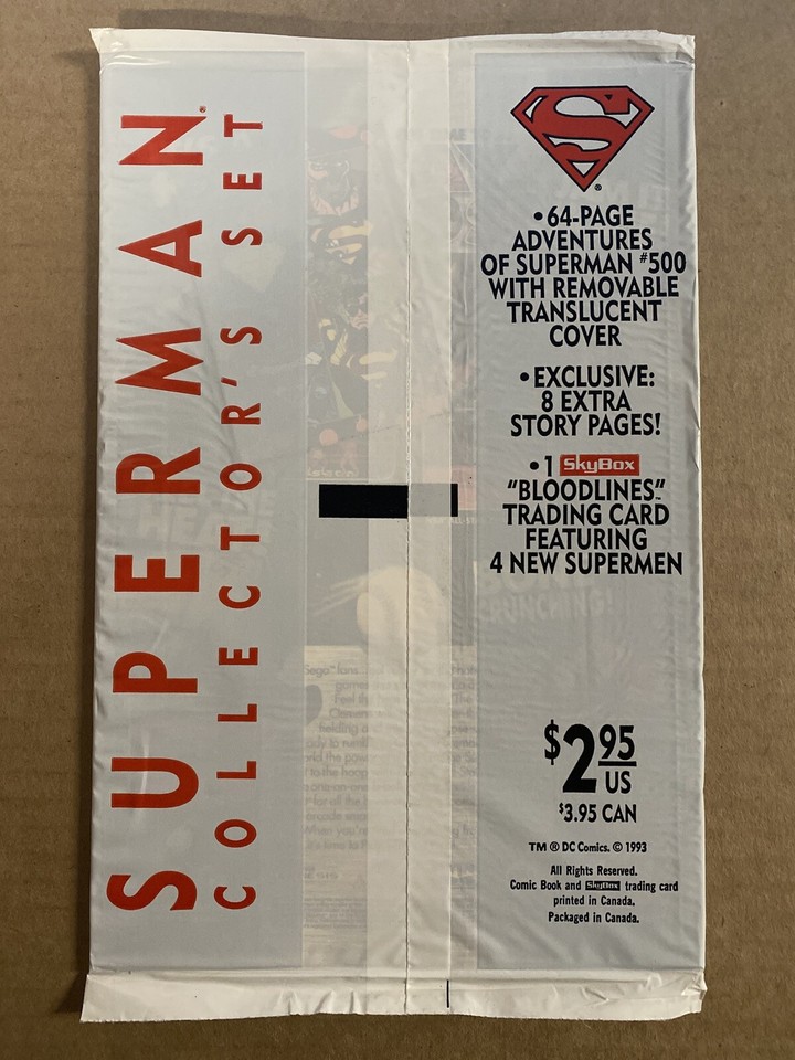 ADVENTURES OF SUPERMAN #500 POLYBAGGED FIRST PRINT DC COMICS (1993) | eBay