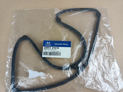 Genuine Hyundai 22441 21010 Rocker Cover Gasket 1985-1994 Hyundai Excel ...