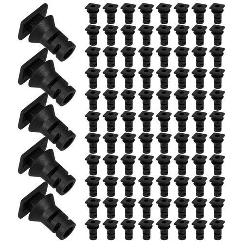 100 Pcs Wire Protector Strain Relief Cord Boot Small Cable Clips ...