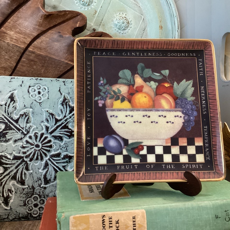 Fruit of The Spirit Diane Ulmer Pedersen Limited Folk Art & Stand ...