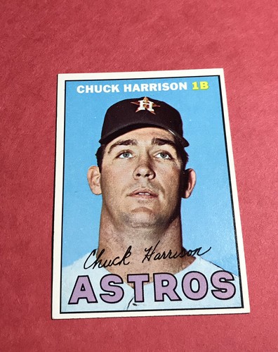 Chuck Harrison 1967 Topps Baseball #8 No Creases Astros | eBay