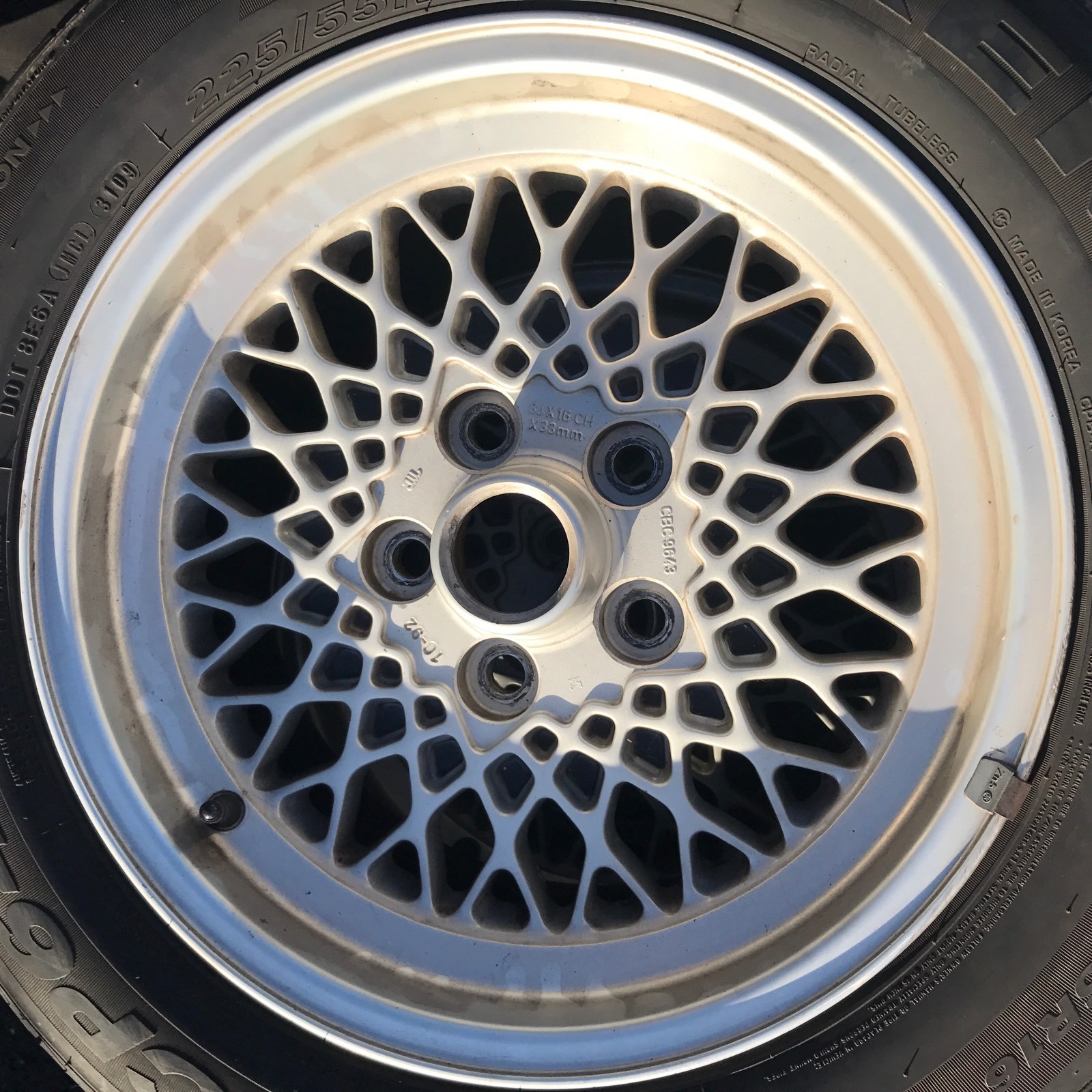 Jaguar Daimler XJ XJ40 XJS XJR TWR Original 16" Lattice Alloy Wheels ...
