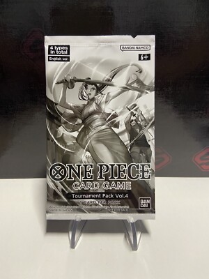 One Piece Tournament Pack Vol. 4 TCG Card Game Sealed Card Booster OP ...