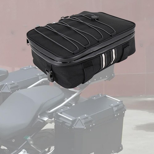Motorcycle Top Case Bag Large Capacity Storage Black Tail Bag for BMW ...