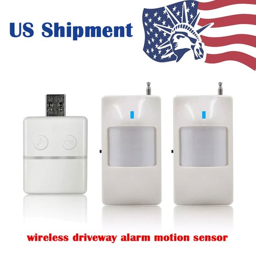 Wireless Driveway Home Security Alarm System Motion Sensor Doorbell ...