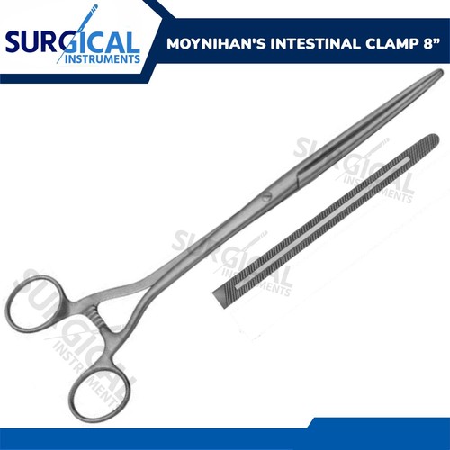 Moynihan's Intestinal Clamp Forceps Surgical OB/GYN Instruments 8 ...