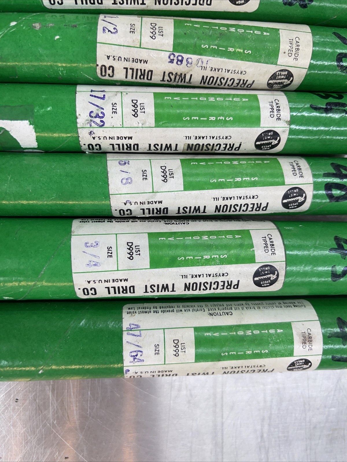 PRECISION TWIST D999 Drill Bits Lot | eBay