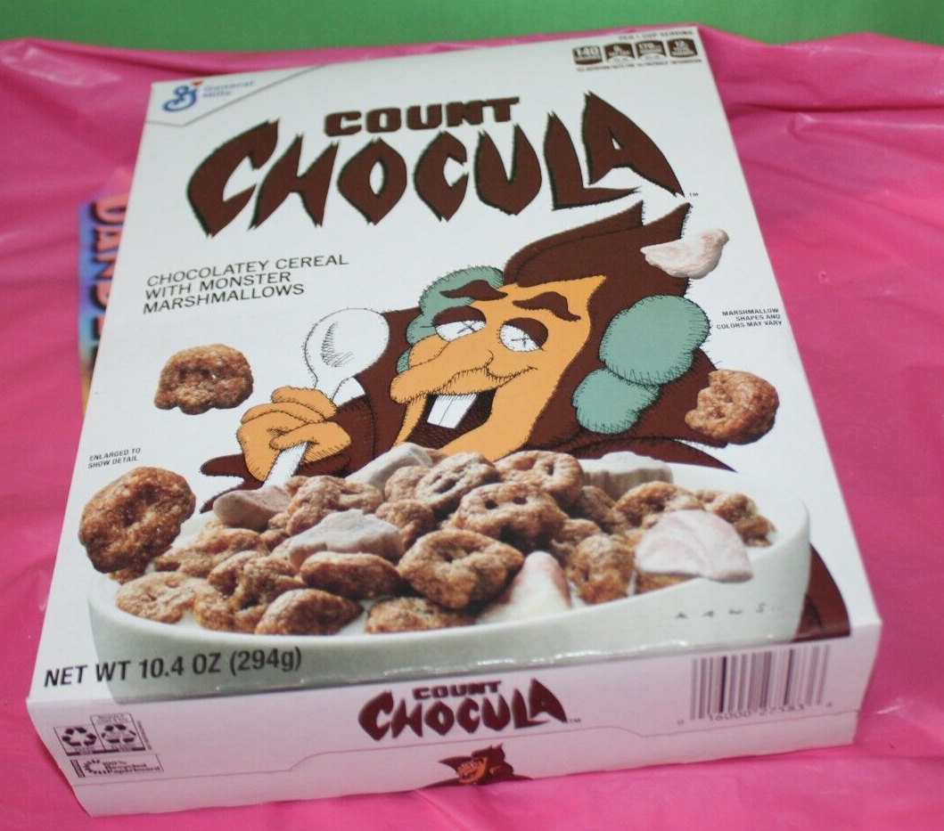 General Mills Count Chocula Monster Cereal Halloween Collectible Sealed ...