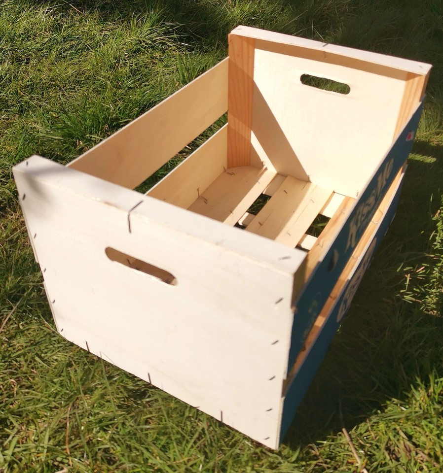 4 Wooden Crates, Hamper, Boxes - Home Storage Solutions - Fruit And Veg ...
