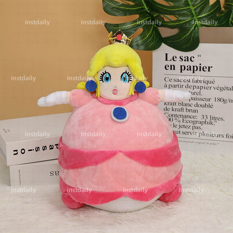 11" Super Mario Bros Plush Toys Balloon Princess Peach Soft Stuffed ...