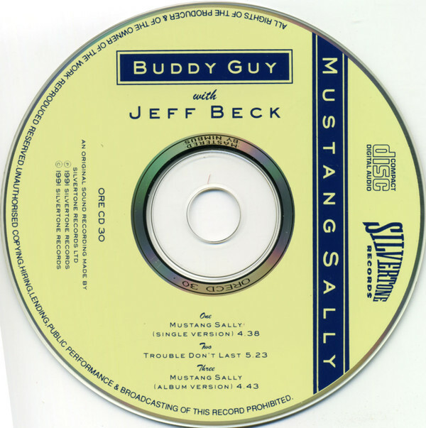 Mustang Sally by Buddy Guy With Jeff Beck CD Single (1991 Silvertone ...