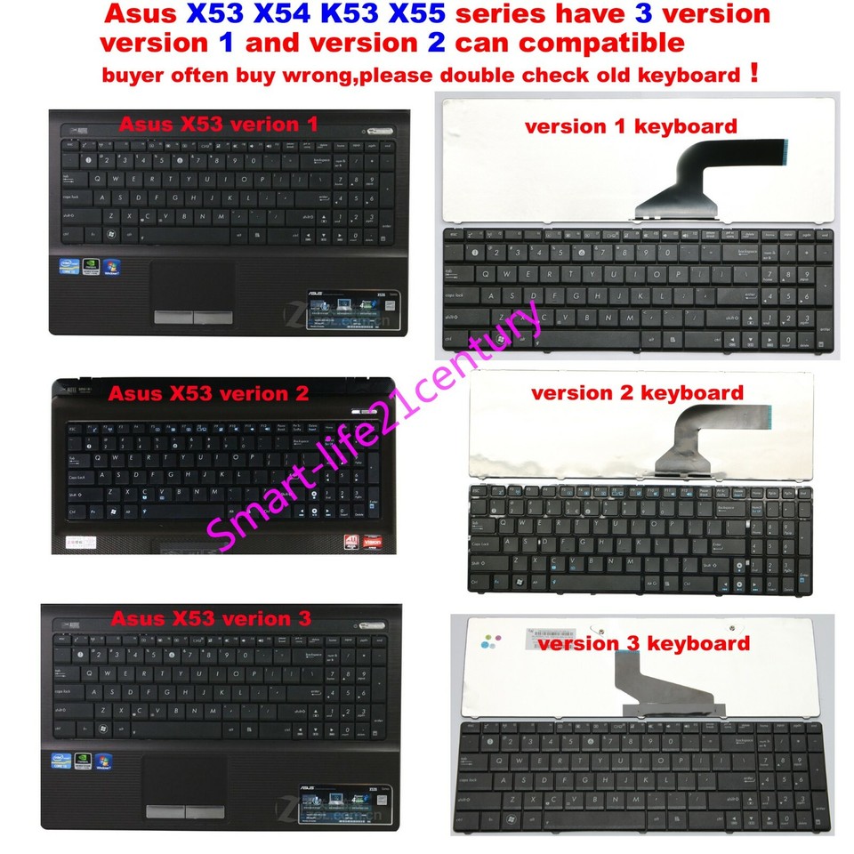 New for ASUS K53 K53E K53S K53U K53Z K53BY X52J K73 K72 laptop US ...