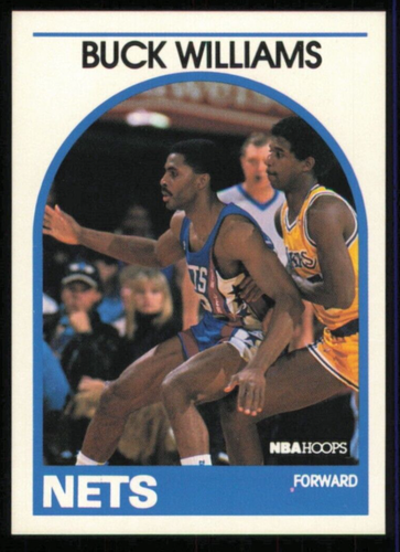 1989-90 NBA HOOPS Basketball Trading Card #145 🤩 BUCK WILLIAMS, New ...
