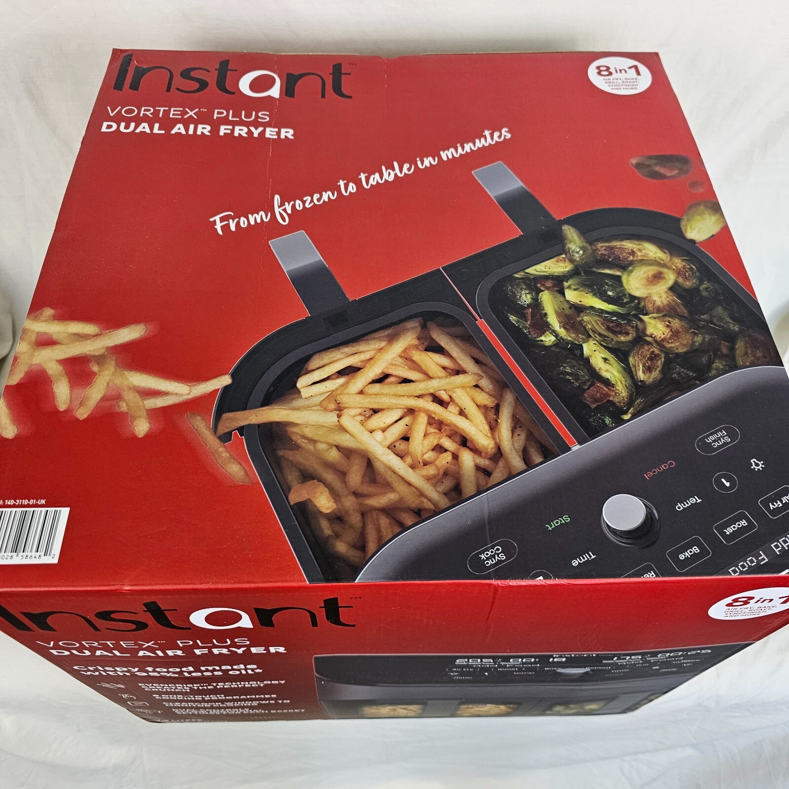 Instant Pot Vortex Plus Dual Basket Air Fryer, 1700W, 7.6L - Black for ...