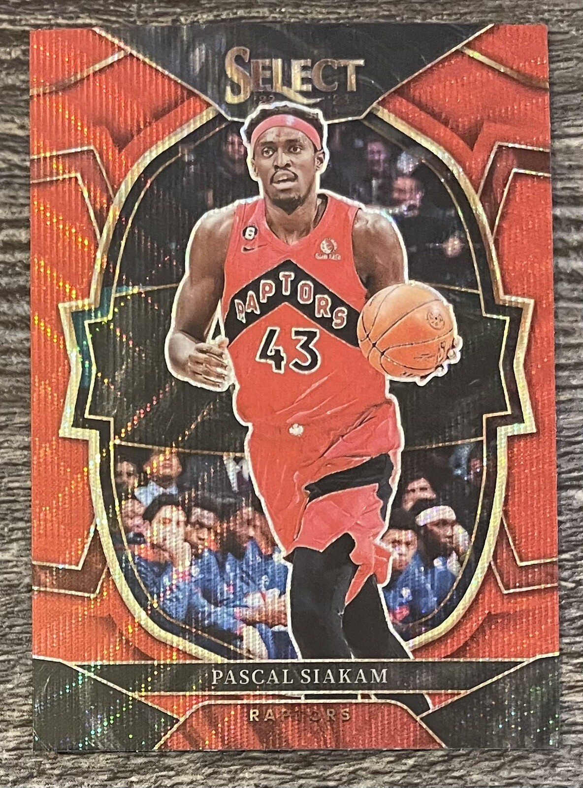 2022-23 Panini Select Pascal Siakam Red Wave Prizm Card #48 Toronto ...