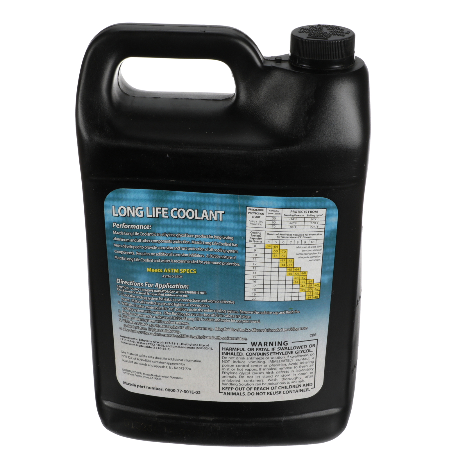 NEW OEM GENUINE Mazda Coolant (Green) Antifreeze Radiator Fluid 0000-77 ...