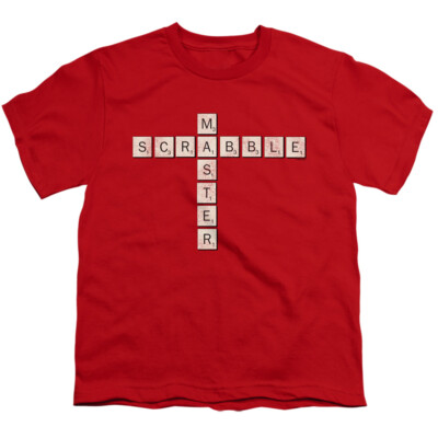 Scrabble Kids T-Shirt Master Red Tee | eBay