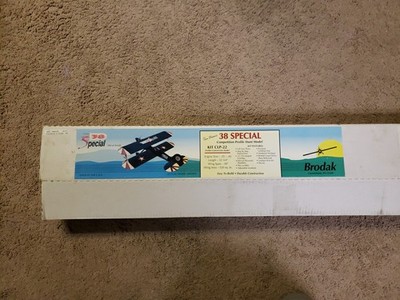 Brodak Kit - 38 Special Biplane Rc Plane - WS: 38" - New! NH25 | eBay