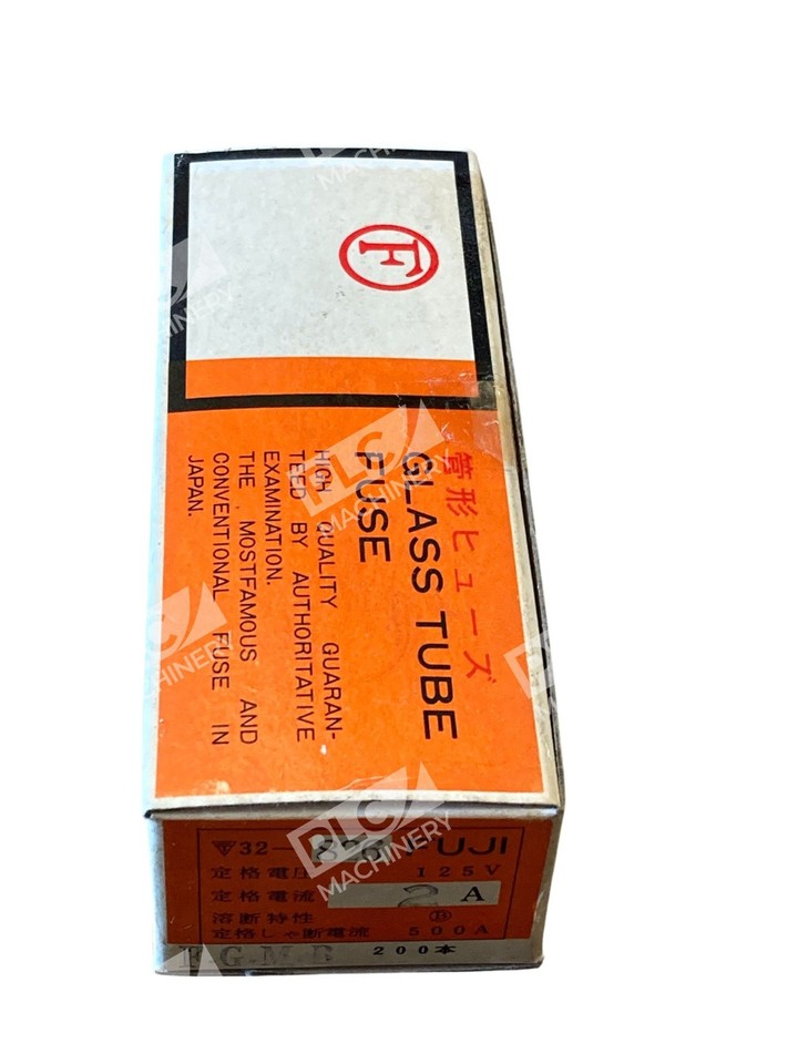 Fuji Terminal 32-826 Glass Tube Fuse 2A 125V Cartridge Type One Box of 40 | eBay