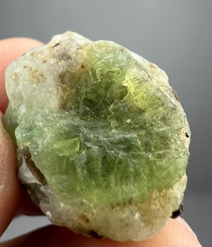 Cute Fluorescent Green Hauyne Crystals On Matrix from Afghanistan_43 Ct ...