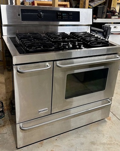 Kenmore Elite 40” Dual Fuel Range Elec Double Oven 5-Burner Gas Top ...