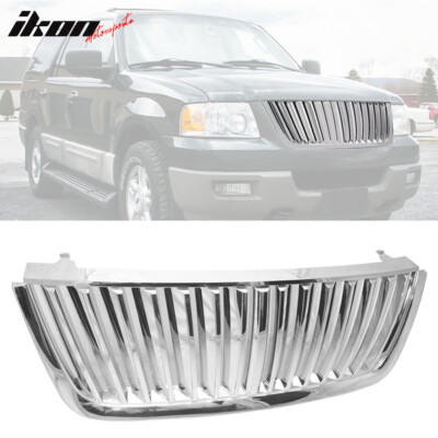 Fits 03-06 Ford Expedition Upper Billet Grille Grill Chrome | eBay
