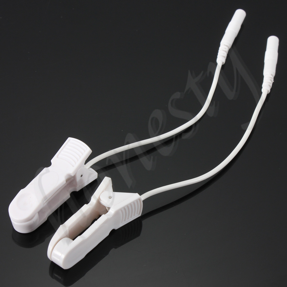 1 Pair Electrode Finger Clips Pads for Digital Tens Massager Machine ...