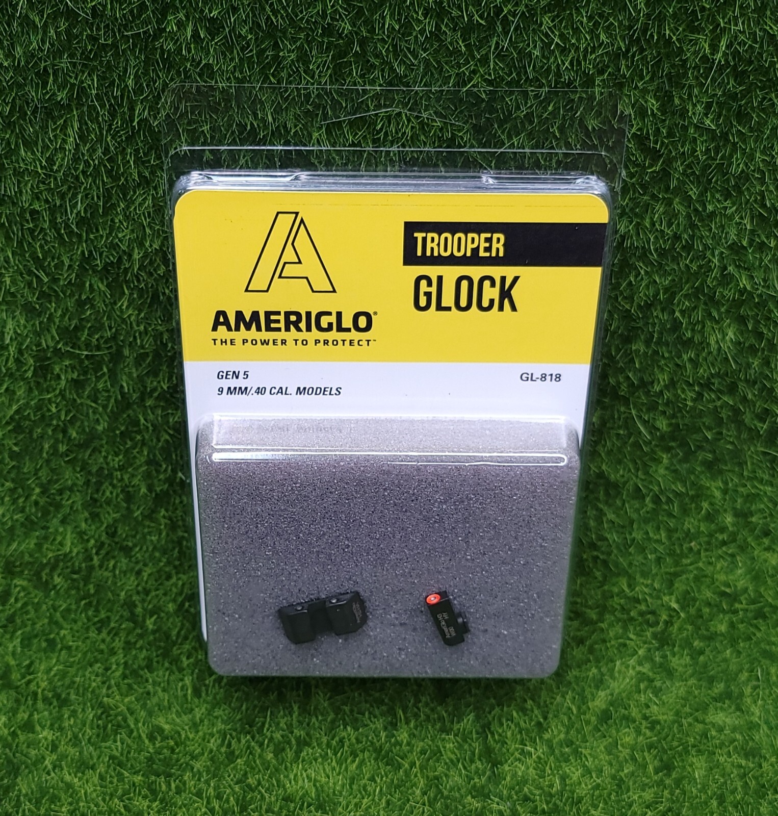 AmeriGlo Trooper Night Sight Set Glock 17 19 19X 26 34 45 Gen 5 9mm/.40 ...