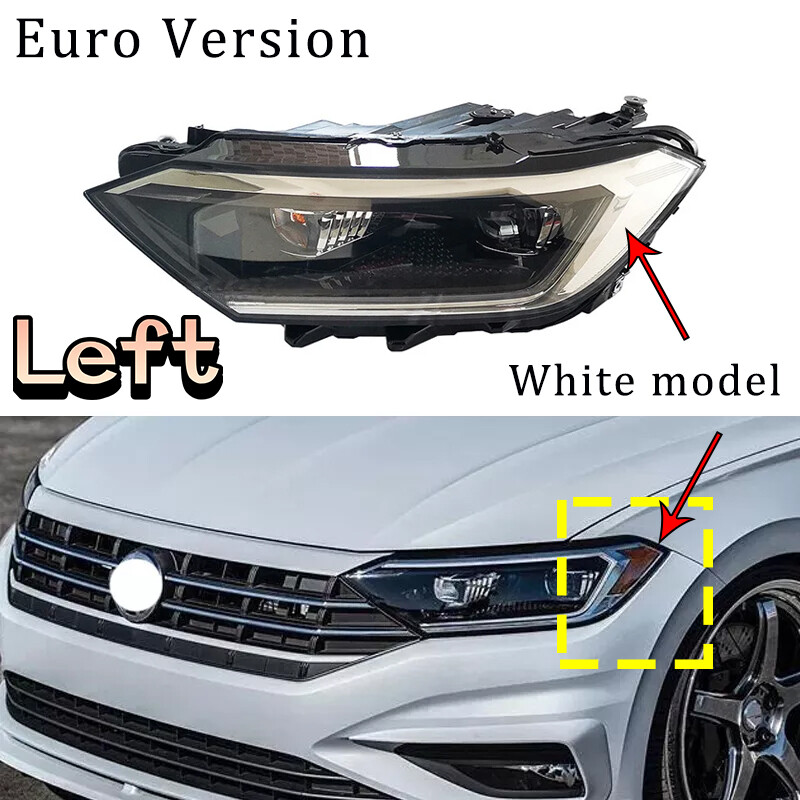 Left Front Headlamp Assembly For VW Volkswagen Jetta MK7 2019-2020 Euro ...