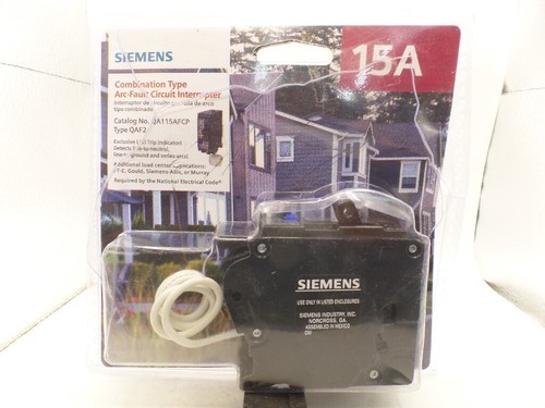 BREAKER SIEMENS QA115AFCP 15A 1" ONE-POLE COMBINATION AFCI CIRCUIT ...