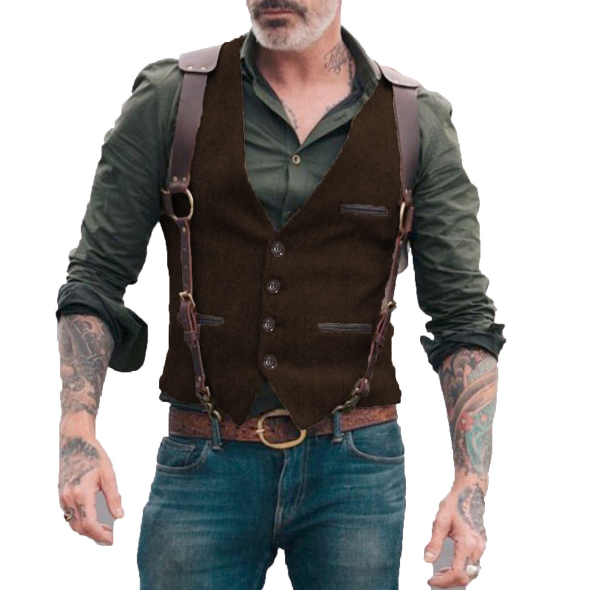 Wool Hunting Vest For Men