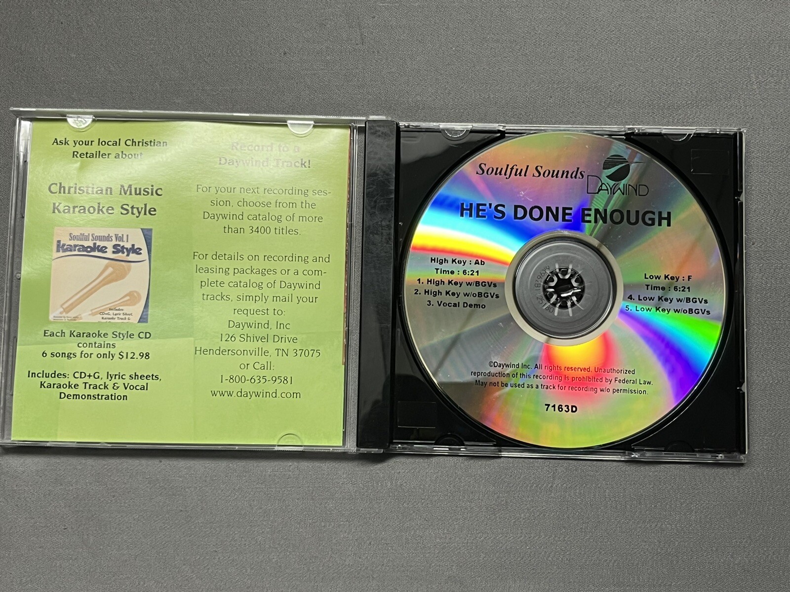 Lot of 5 Soulful Sounds Gospel CDs Daywind | eBay