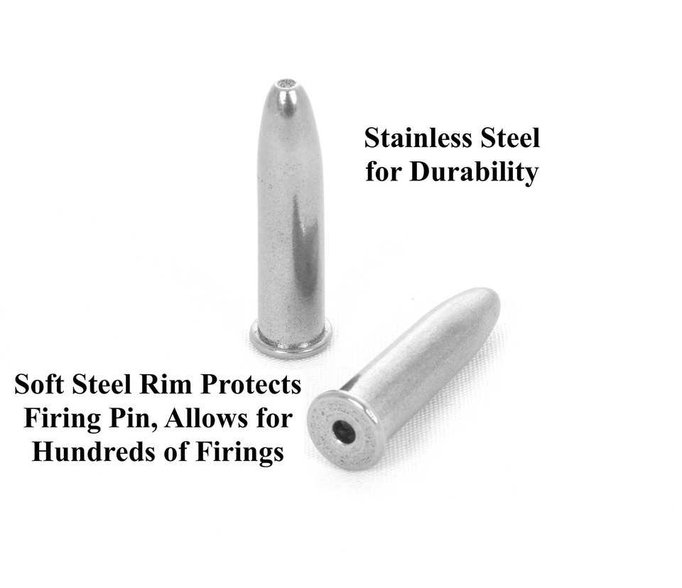 Steelworx 22 LR Steel Snap Caps Dummy Rounds (12 Pack) | eBay