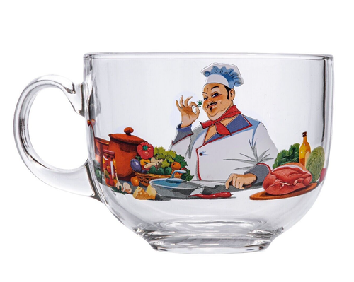 Chef Jumbo Mug 16 oz Mug - Large Glass Coffee Tea Cup, Large Mug | eBay