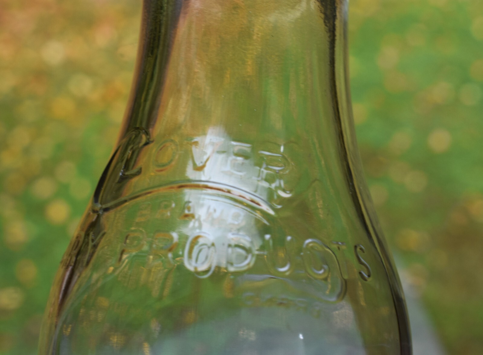 Antique Clover Dairy Pint Bottle Embossed Label & Clover Leaf Thatcher ...