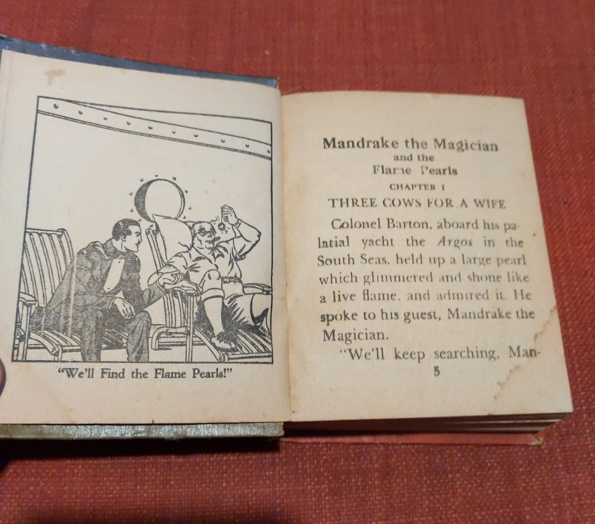 MANDRAKE THE MAGICIAN AND THE FLAME PEARLS #1418 Big Little Book 1946 ...