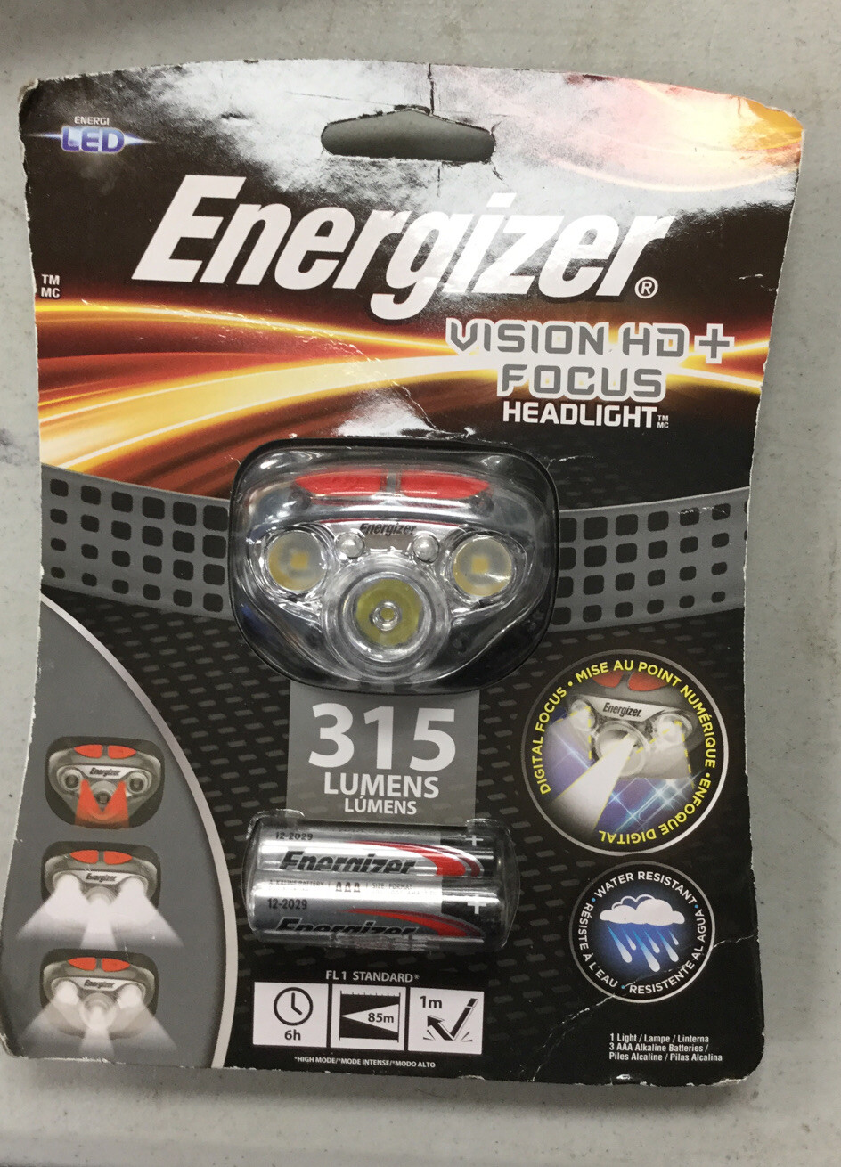 Energizer® 315 LUMENS Vision HD + Focus LED Headlamp 39800125231| eBay