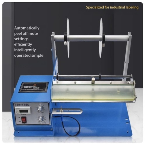 Auto Label Dispenser Label Stripping Machine Bar Code Peeling Machine ...