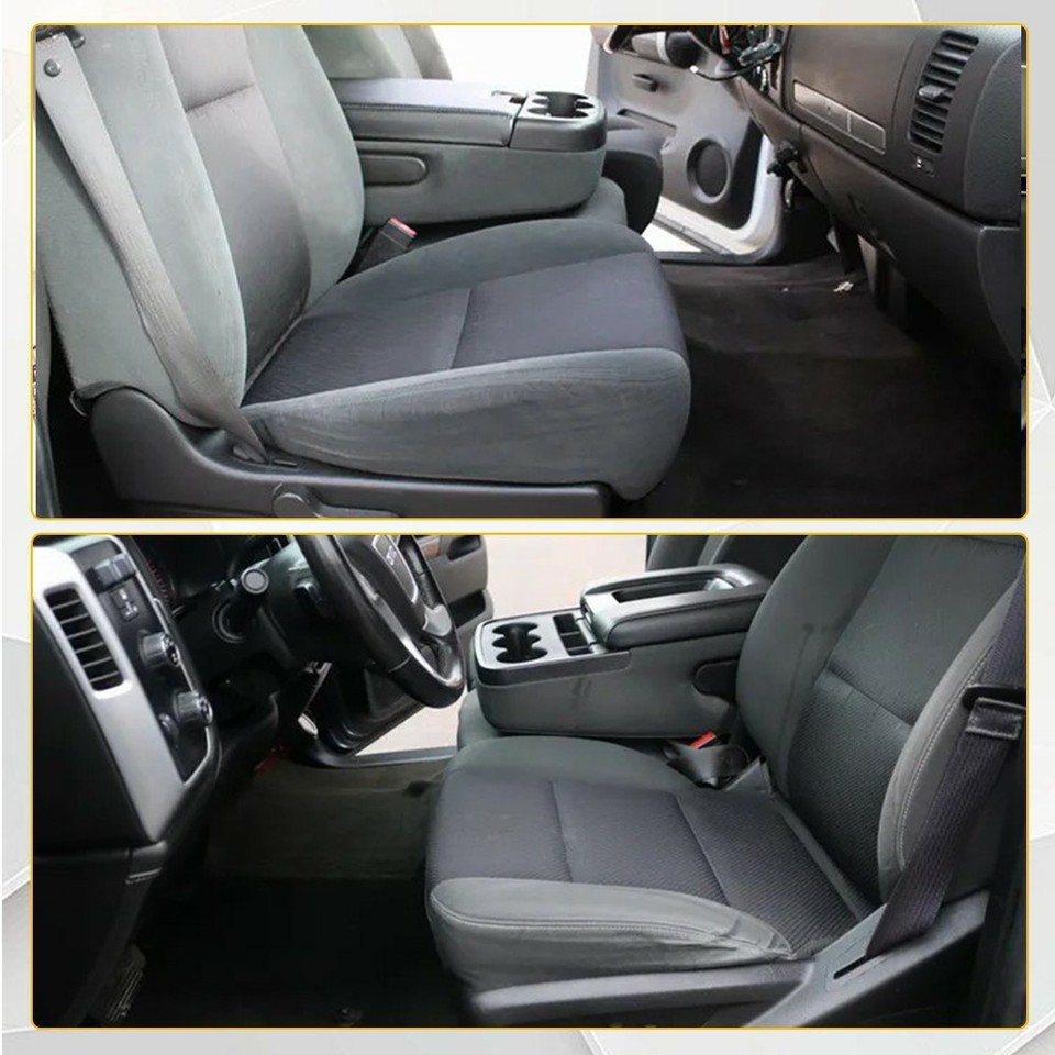 Driver Side Cloth Bottom Seat Cover Gray Color For 2014-2019 Chevy ...