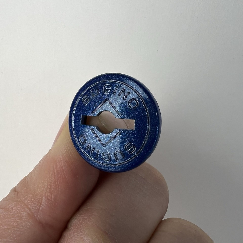SUGINO BMX CRANK DUST CAPS BLUE GLITTER FOR OLD SCHOOL CT MAXY CROSS ...