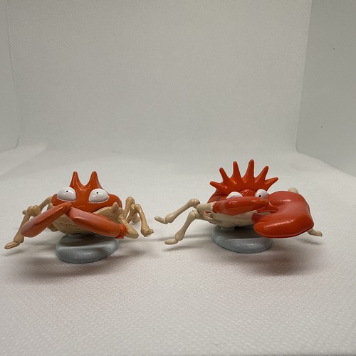 Vintage Tomy Pokemon Toy Lot Of 2 Krabby Kingler 90s 1999 Collection | eBay