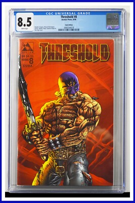 Threshold #8 CGC Graded 8.5 Avatar 1998 Cuda Edition White Pages Comic ...