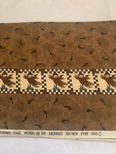 Debbie Mumm Mums The Word Cotton Fabric Scarecrows 1/2 YARD (362) | eBay