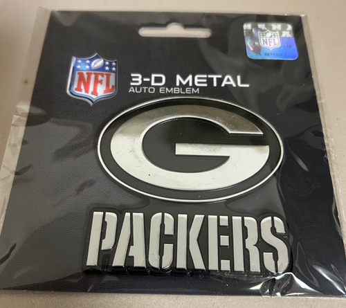 Green Bay Packers NFL 3-D Metal Auto Emblem | eBay