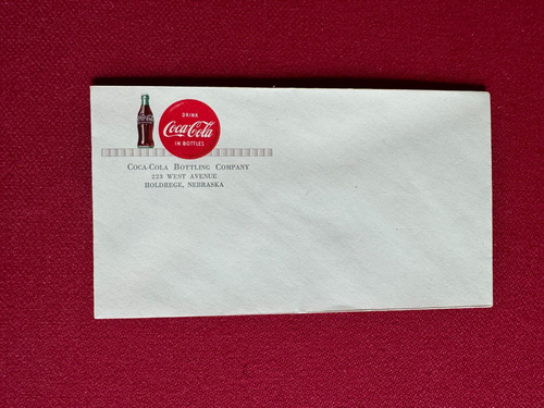 1950's, Coca-Cola, "Un-Used", Nebraska Bottling Company Envelopes ...