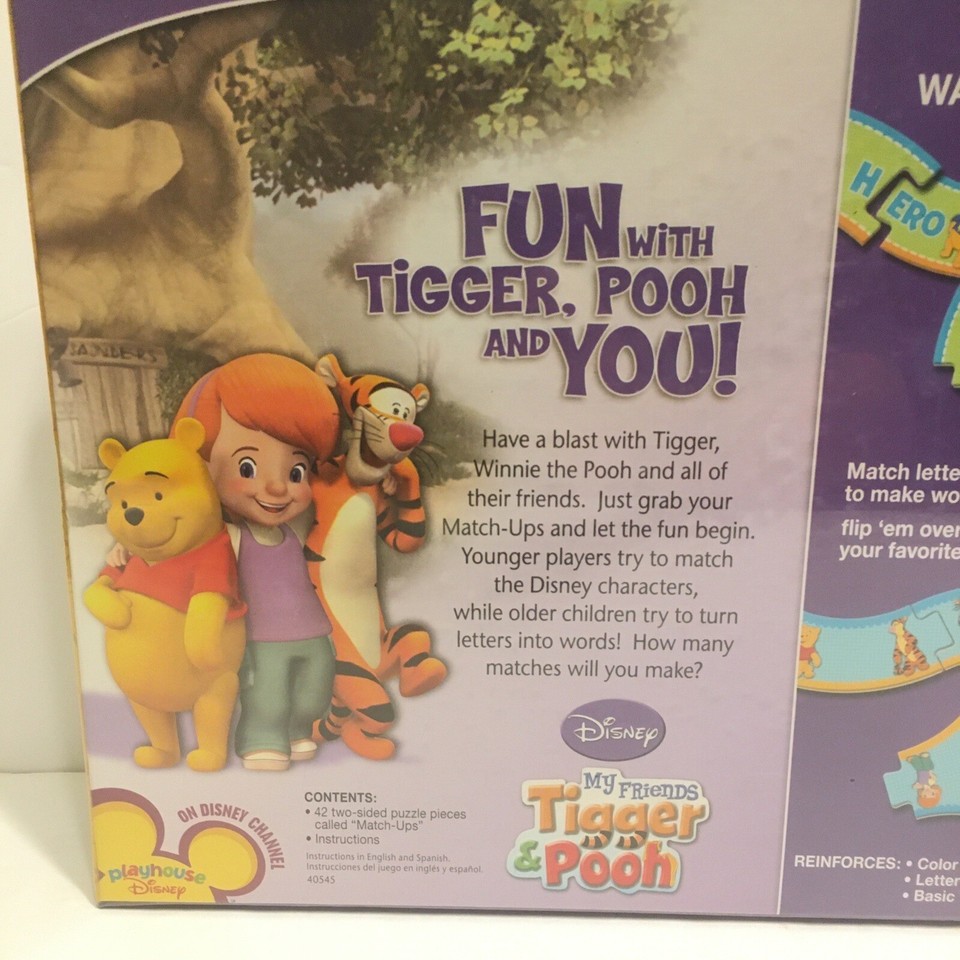 Playskool Games Disney My Friends Tigger & Pooh Word Builder Game | eBay