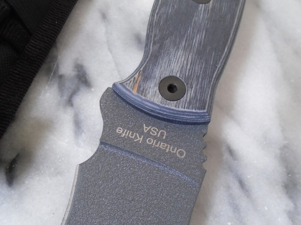 Ontario OKC Ranger Night Stalker 4 Combat Bowie Knife Full Tang 5160 CS ...