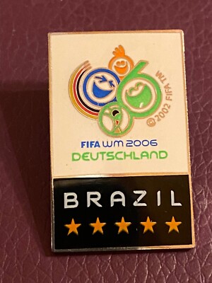 GERMANY 2006 WORLD CUP SOCCER - TEAM BRAZIL PIN | eBay