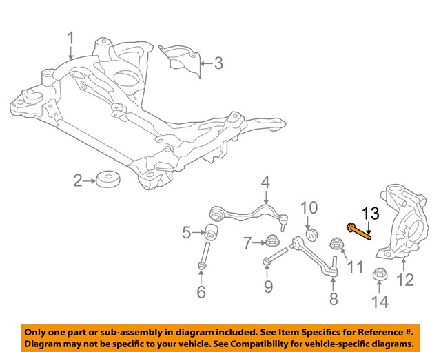 BMW 31306798530 Genuine OEM Factory Original Knuckle Bolt for sale ...